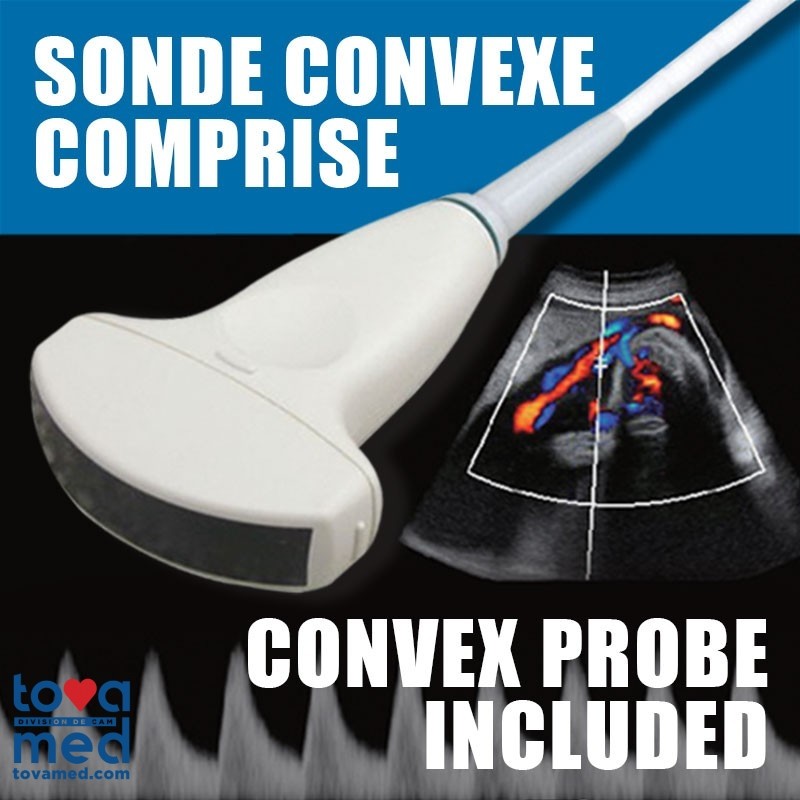 CHISON I3 ULTRASOUND, 19” LCD, 4 probe connectors, 4D technologies